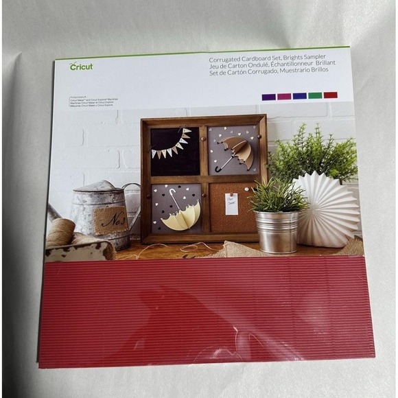 Cricut | Office | New Cricut Corrugated Cardboard Set Brights Sampler ...